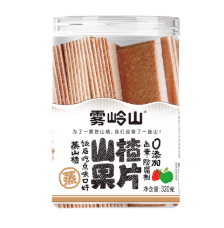 雾岭山 山楂果条 300g | WLS Hawthorn Strips 300g | Golden Crop B2B